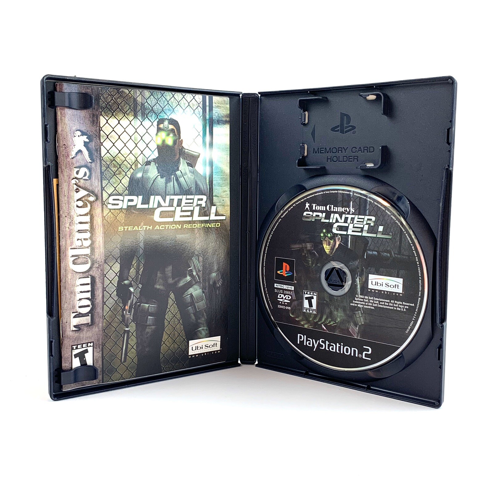 Tom Clancy's Splinter Cell Playstation 2 PS2 Game 1 Complete Black ...