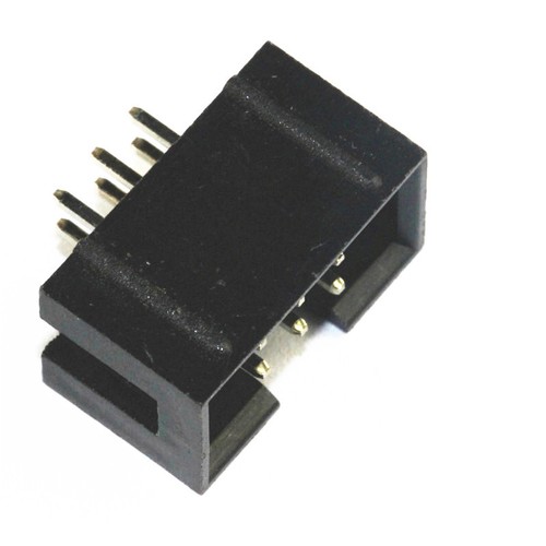 50PCS 2.54mm 2x3 Pin 6PIN Straight Box Header Shrouded header IDC Male ...