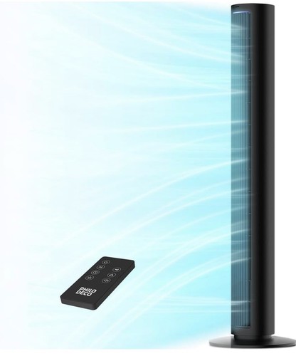 Industrial fan Bedroom Tower Fan, 40 Inch Bladeless Fan, 80 ...