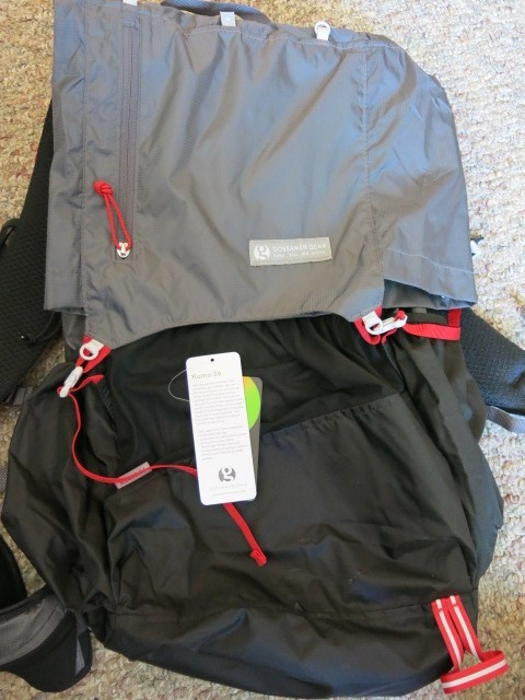 Gossamer Gear Kumo 36 - Superlight Backpack medium grey | eBay