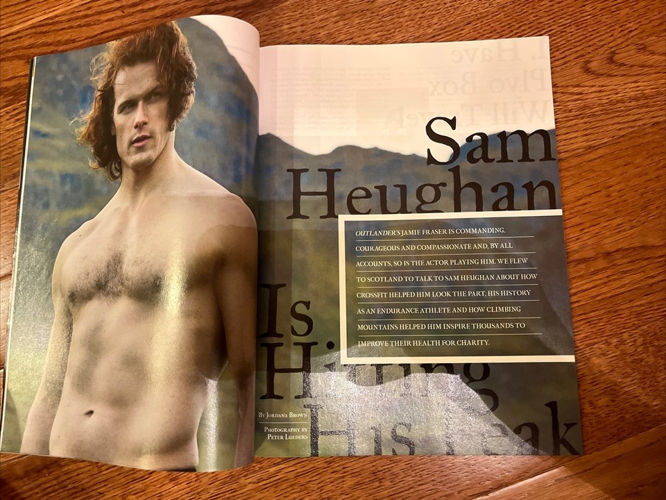 Sam Heughan - The Box - January/February 2016 - Brand New - Outlander ...