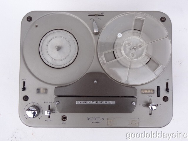 Tandberg - Reel to Reel - Model 8 - 2 Track Tape Player/Recorder in ...