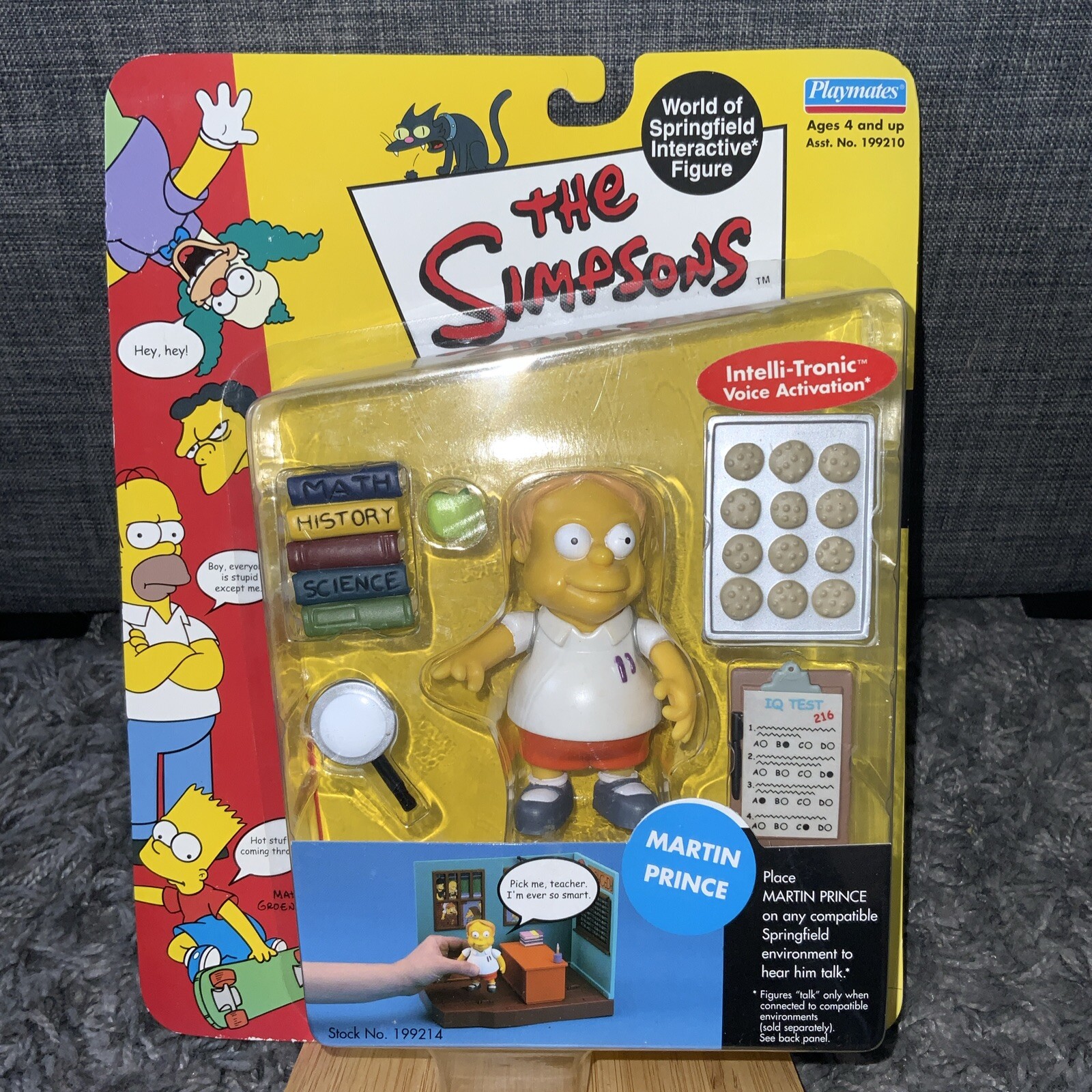 Playmates Toys Simpsons Martin Prince World Of Springfield Action ...