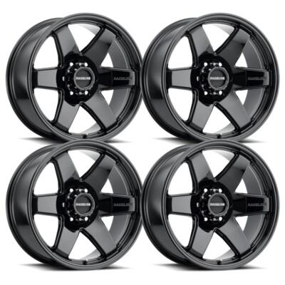 (Set-4) Raceline Addict Black 18X8 6X139.7 35mm wheels rims 18 inch | eBay