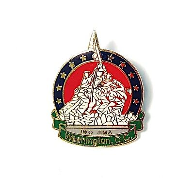 Marine Corps War Memorial Pin Iwo Jima Flag Raising USMC Lapel Style ...