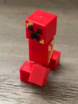 Lego New Minecraft Exploding Creeper red minifigure | eBay