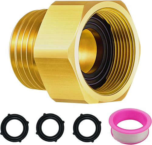 Hose Bib Adapter Hose Bib 1-1/16" Fine Thread (Female) Vacuum Hose Bib ...