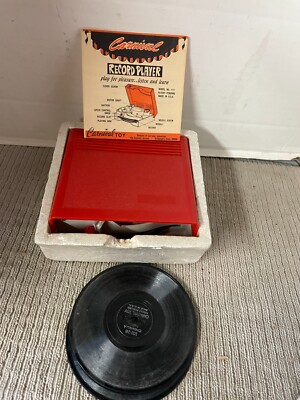 NOS Carinal Portable Record Player | eBay