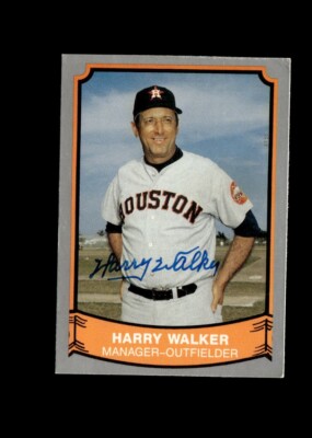 Harry Walker 1989 Pacific Legends Astros authentic autographed card | eBay