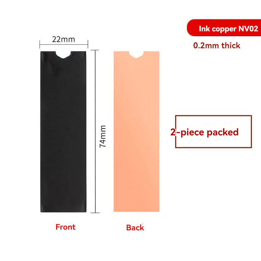 M.2 2280 SSD NVMe SSD HDD Graphene Copper Foil Notebook Thermal ...