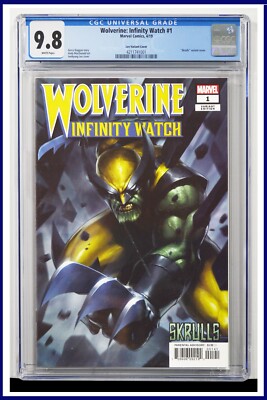Wolverine Infinity Watch #1 CGC Graded 9.8 Marvel 2019 Lee Variant ...