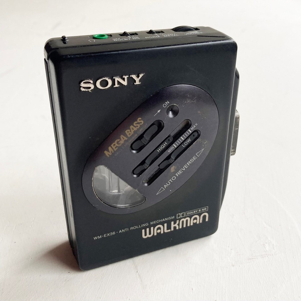 SONY WALKMAN WM-EX36 mega bass auto reverse cassette player tape ...