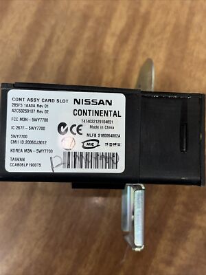 2009-2014 NISSAN GENUINE 285F51AA0A MURANO CONT-ASSY CARD 285F5-1AA0A ...