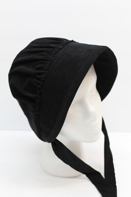 Amish Mennonite Ladies Black Bonnet w/Ties | eBay