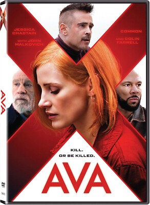 AVA (DVD, 2020) New, Jessica Chastain, Common, John Malkovich, Colin ...