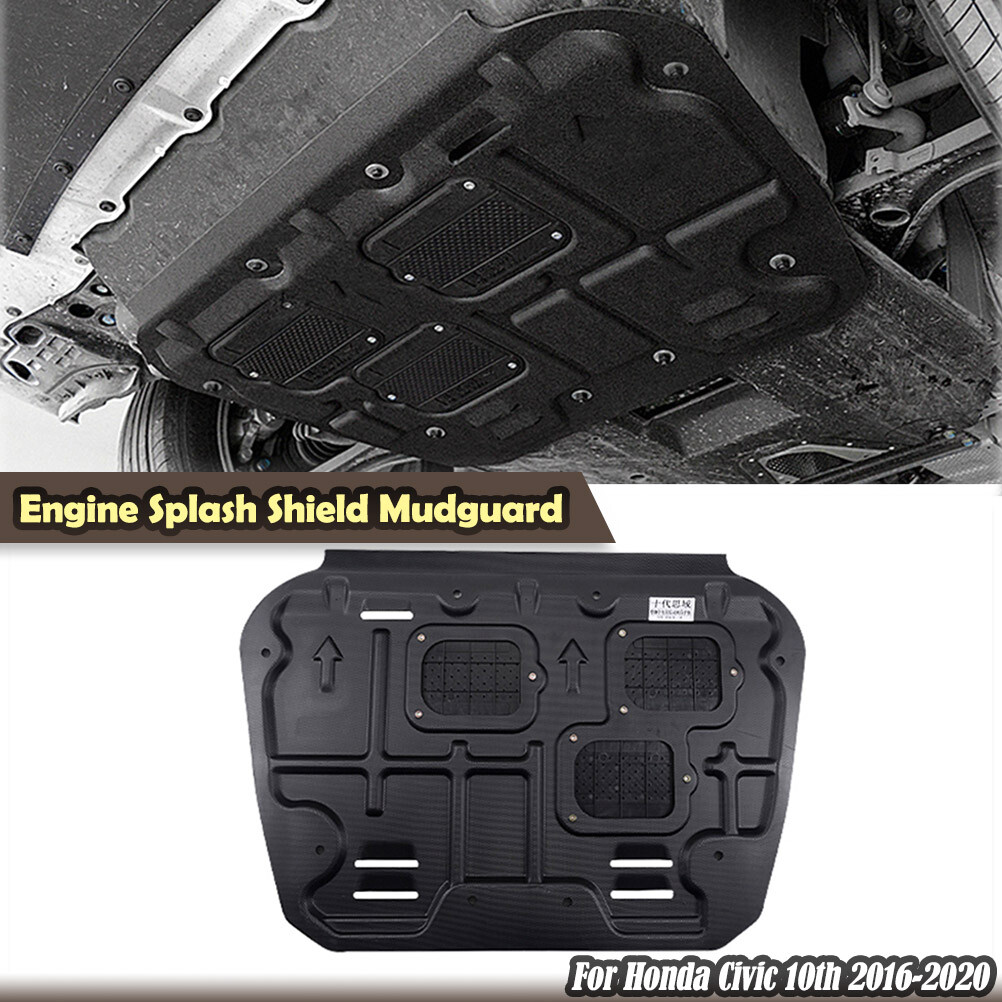 For Honda Civic 2016-2020 BLK Car Auto Under Engine Splash Shield Guard ...
