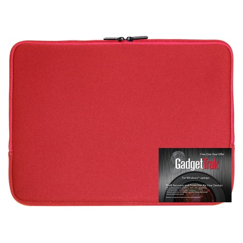 Red 15 15.6 inch Neoprene Laptop Sleeve Bag Carrying Case Water ...