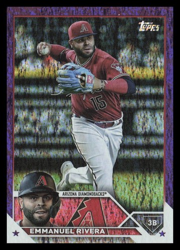 2023 Topps #431 Emmanuel Rivera Purple Foilboard #/799 | eBay