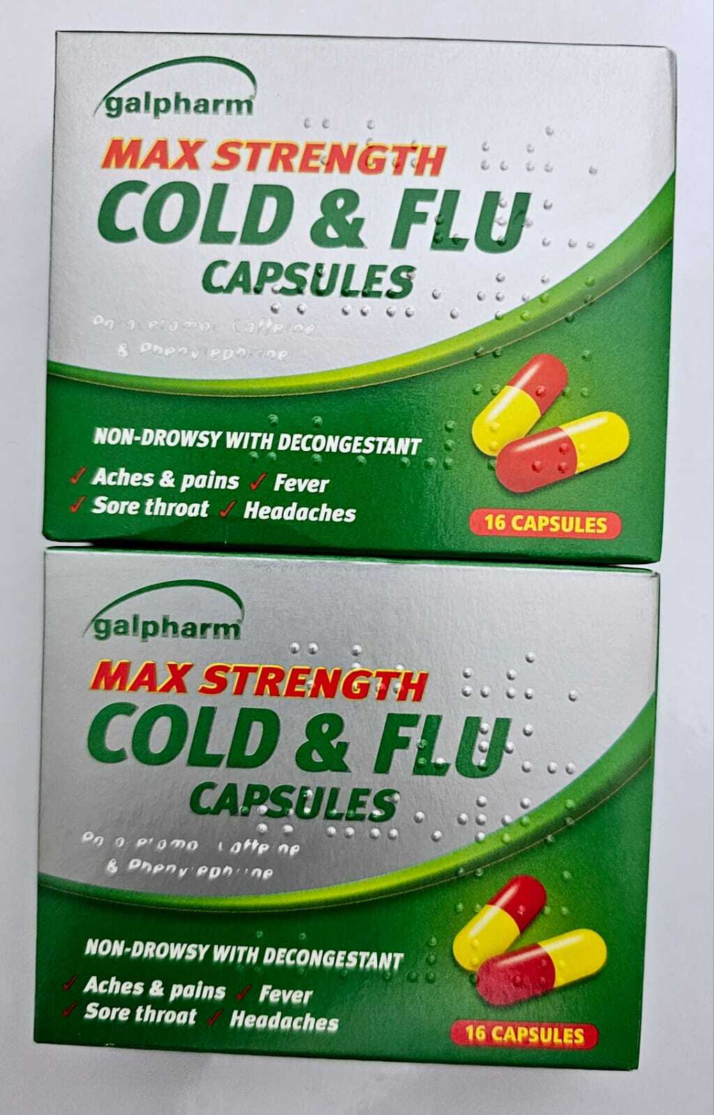 Galpharm Flu Max Chest Cough Tablets Day Night Cold & Flu Relief ...