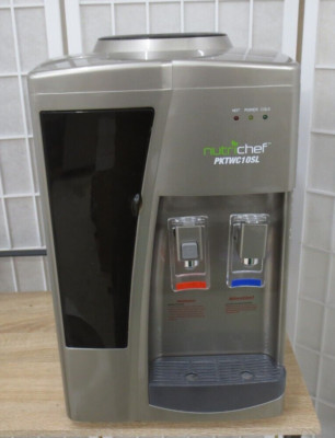 Nutrichef PKTWC10SL Countertop Water Cooler Dispenser - Hot & Cold ...