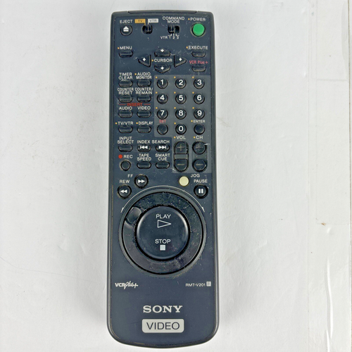 Sony Video RMT-V201 TV/VTR VCR Plus+ Remote Control OEM | eBay