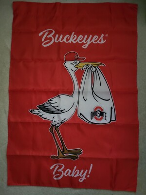Ohio State Buckeyes Baby Infant Flag/Banner | eBay