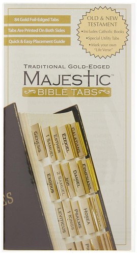 Majestic Traditional Gold-Edged Bible Tabs | eBay