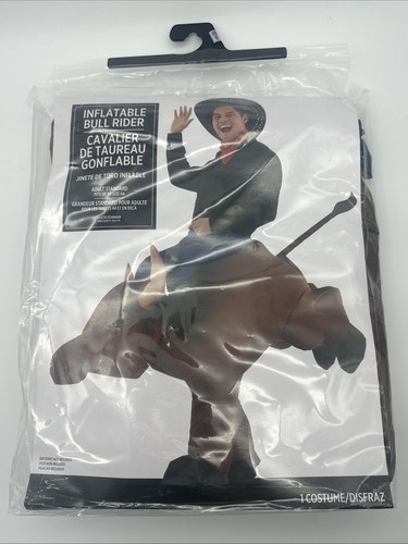 Inflatable Bucking Bronco Blow Up Costume Adult Bull Rider Rodeo Up To ...