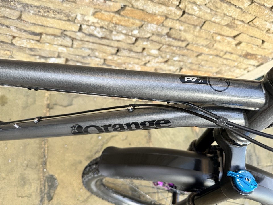 Orange P7 29 Mountain Bike - Size Medium - Dark Silver colour- Hope ...
