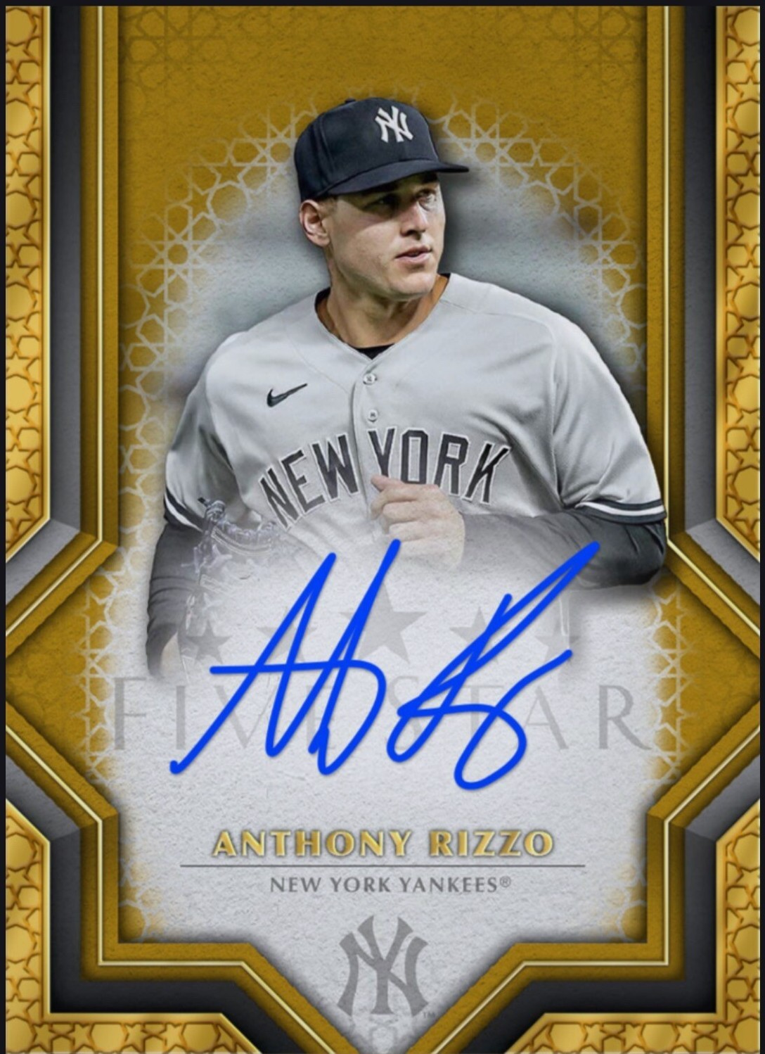 2023 Topps Five Star - Five Star Signatures Anthony Rizzo #FSS-ARIZ (AU ...