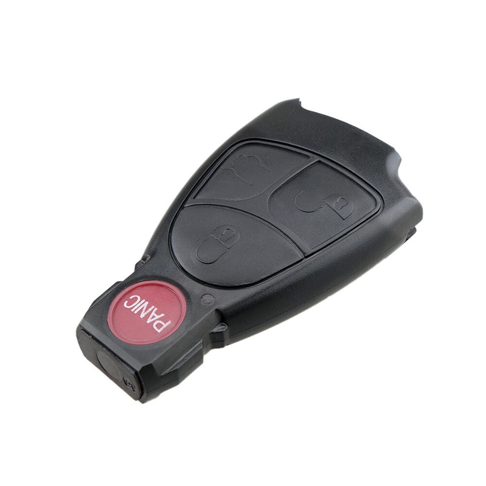 Remote Key Case Shell Fob 3 Button + Panic for 2000-2006 Mercedes-Benz ...