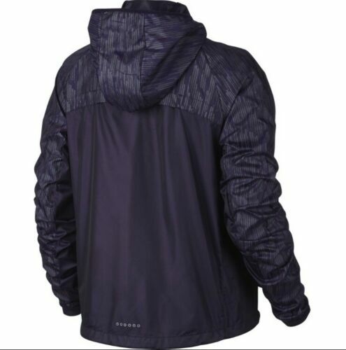Nike Shield Flash Repel Racer Women's Reflective Print Running Jacket ...
