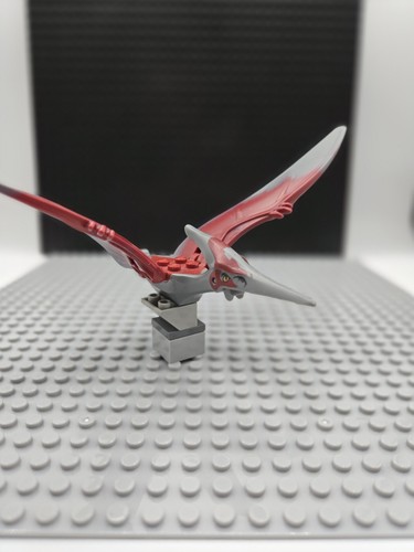 LEGO Jurassic World PTERODACTYL Ptera04 Dinosaur 75915 Grey Pteranodon ...