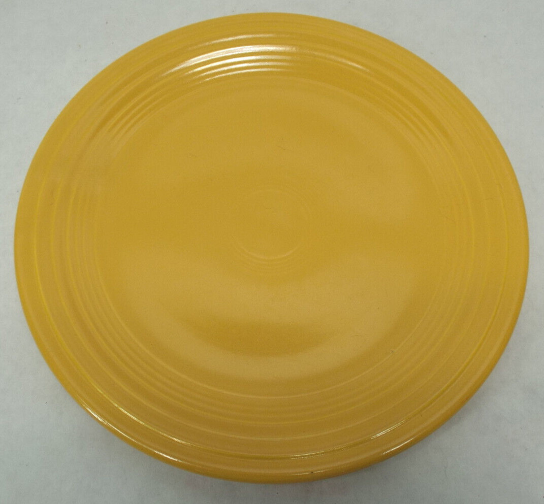 Excellent Vintage Fiesta Fiestaware Yellow 9 1/2" Plate 1950's | eBay
