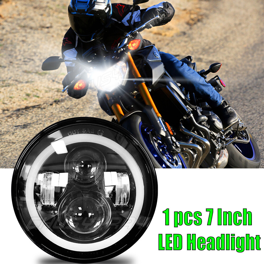 7 Inch Headlight 7 Inch Motorcycle Led Headlight Universal Motor 7 ...