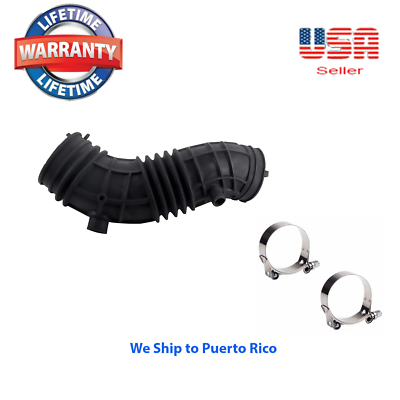 FOR Honda 17228-RAA-A00 Air Cleaner Intake Tube Hose Duct Flow+ CLAMPS ...