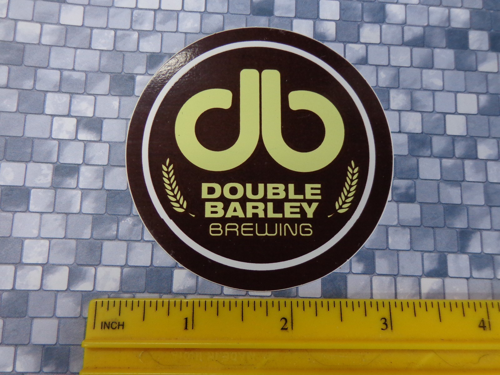 Beer STICKER ~ DOUBLE BARLEY Brewing ~ Smithfield, NORTH CAROLINA ...