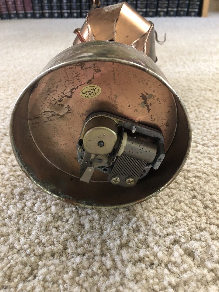 Vintage Metal Hot Air Balloon Music Box George Imports Inc | eBay