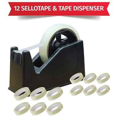 DESKTOP OFFICE HEAVY DUTY HEAVY WEIGHT SELLOTAPE CELLOTAPE TAPE ...