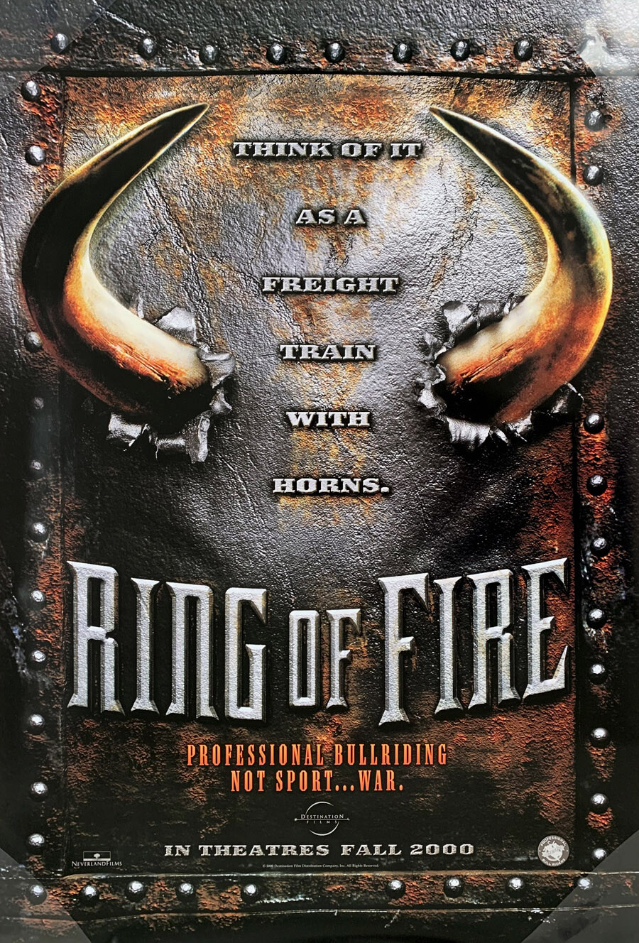 RING OF FIRE MOVIE POSTER 1 Sided ORIGINAL Advance 27x40 KIEFER ...