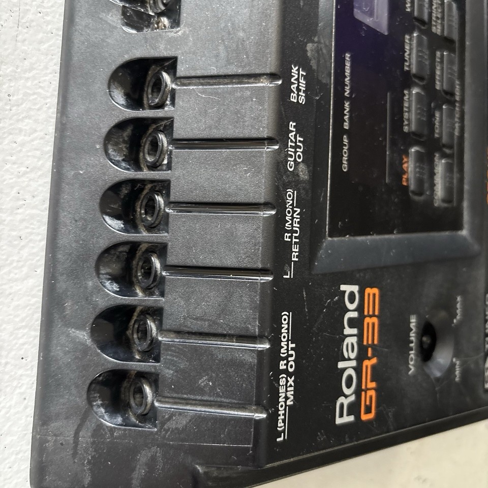Roland GR-33 guitar synthesizer Multi Effect Module 2000 Vintage ...