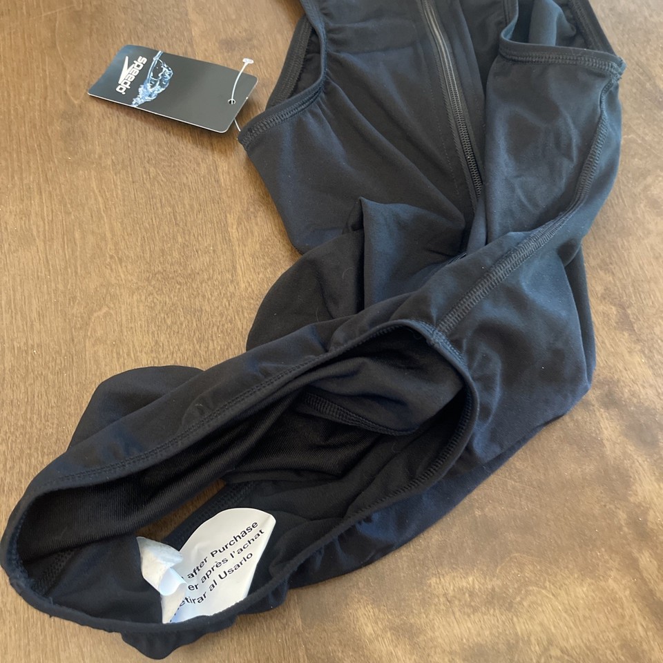 Speedo Endurance Avenger Water Polo One Piece Swimsuit Black Size 26 ...