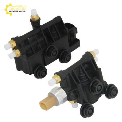 Pair Air Suspension Solenoid Valve Block For Land Rover LR3 4 Range ...