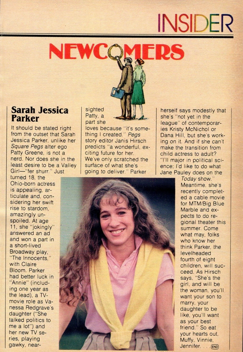 Sarah Jessica Parker Square Pegs