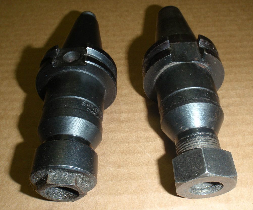 Lot of (2) Sandvik CAT30 Collet Chuck 30MM-VF3-C3 Taper Shank Tool CAT ...