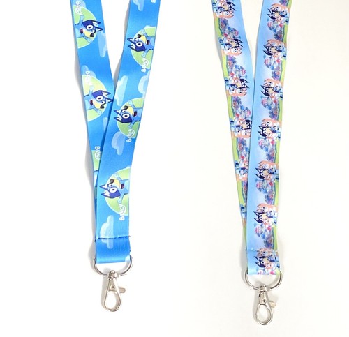 Bluey Lanyard Key Badge ID Card Holder Work Travel Kids TV From Bluey ...