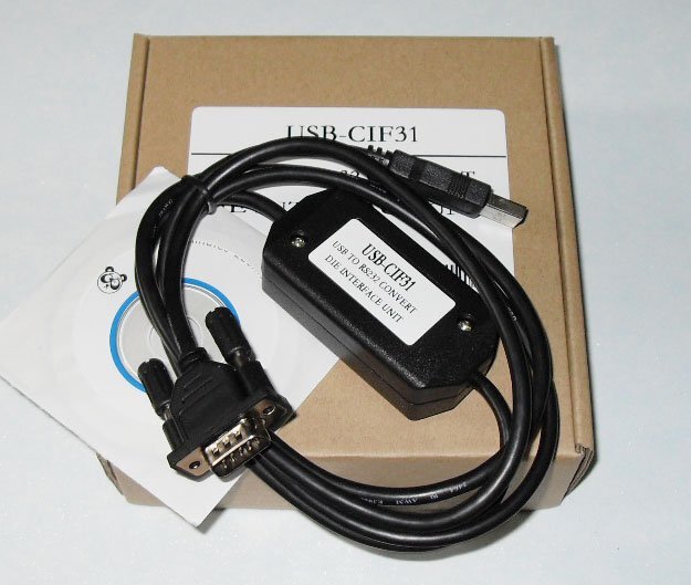 1PC New USB-CIF31 FOR OMRON PLC programming cable USB/RS232 #LJ | eBay