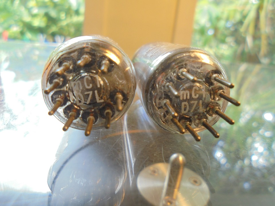 PHILIPS VALVO MC1 ECC83 12AX7 NOS NIB PAIR OF 1950'S GERMAN VINTAGE ...