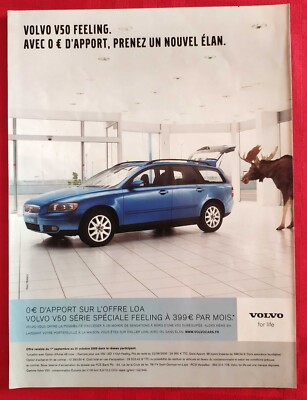 Publicité Papier - voiture Volvo V50 de 2005 | eBay