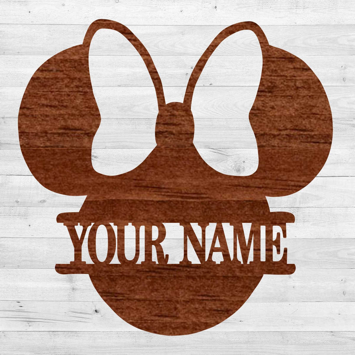 Minnie Mouse Name Logo